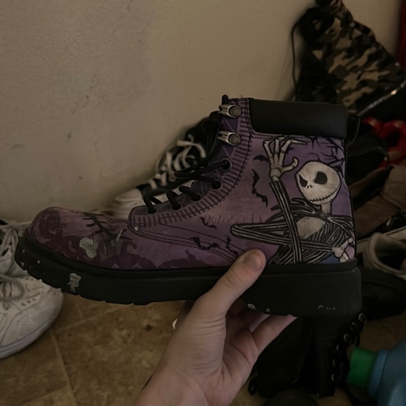 Shoes | Jack Skeleton Combat Ankle Boots | Poshmark